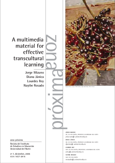 (PDF) A multimedia material for effective transcultural learning