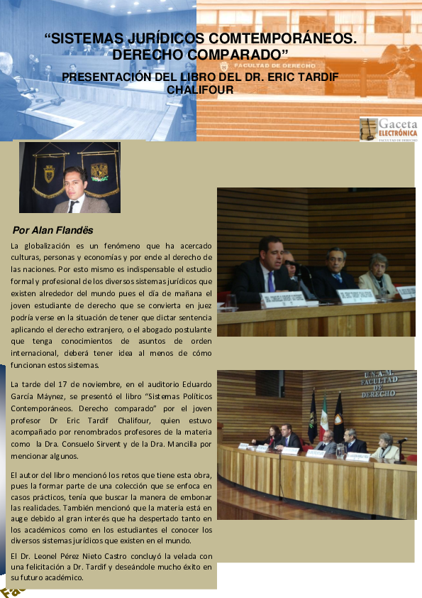(PDF) " SISTEMAS JURÍDICOS COMTEMPORÁNEOS. DERECHO COMPARADO ...