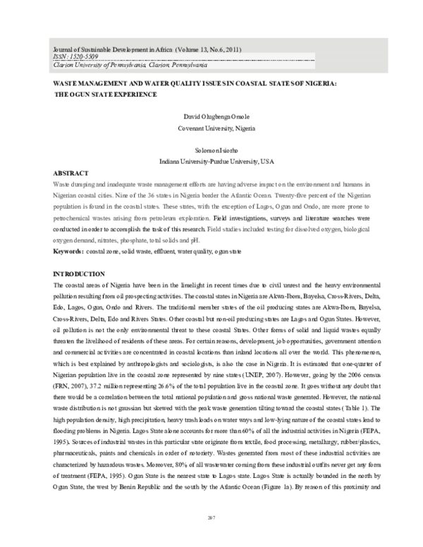 (PDF) Water Supply Challenges in Developing Countries with Examples ...