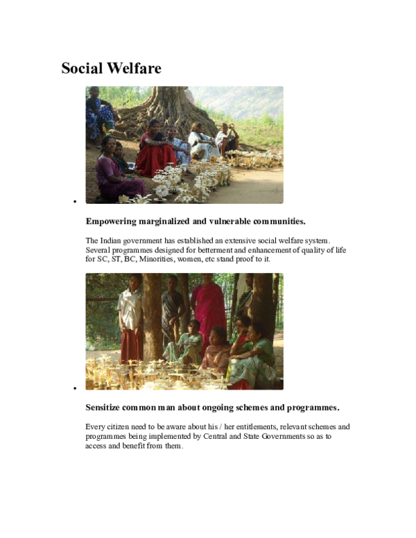 (DOC) Social Welfare