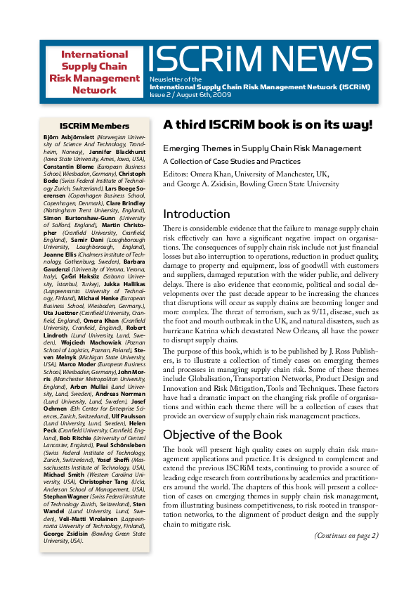 (PDF) ISCRiM Members