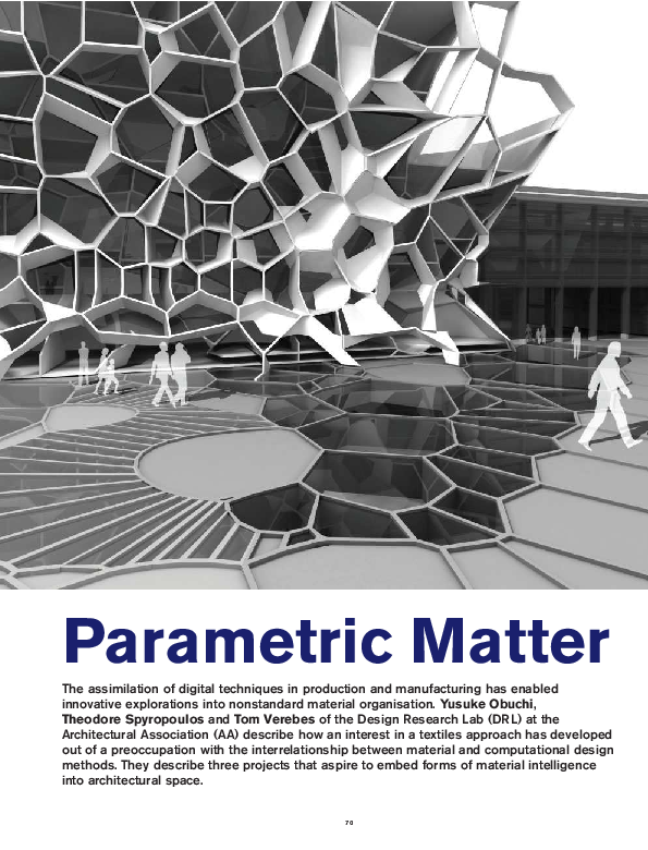 (PDF) Parametric Matter