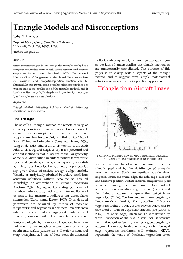 (PDF) Triangle Models and Misconceptions