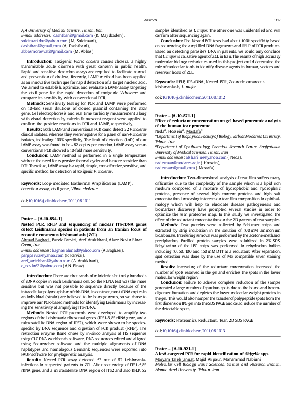 (PDF) A icsA-targeted PCR for rapid identification of Shigella spp