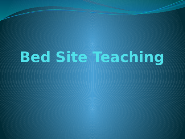 (PPT) BED SITE TEACHING (BST) eNl