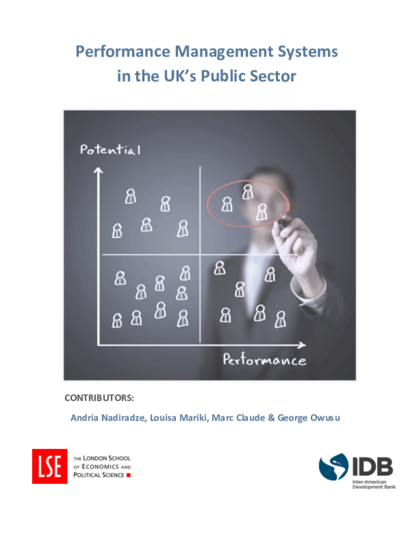 (PDF) Performance Management Systems in the UK's Public Sector
