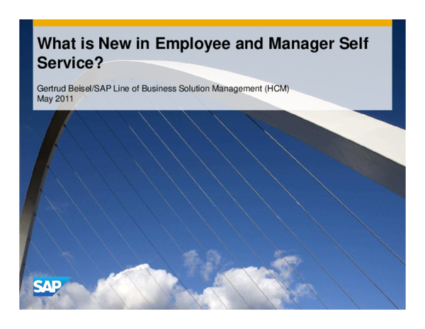 (PDF) What is New in Employee and Manager Self Service | himesh himesh ...