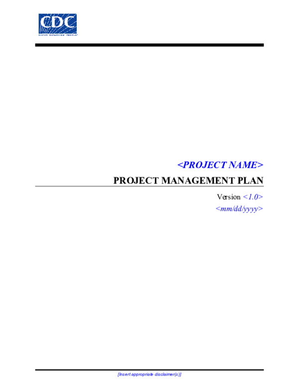 (DOC) project Management plan