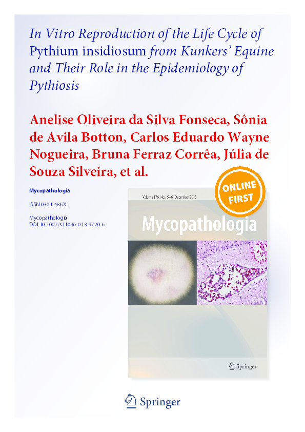 (PDF) In Vitro Reproduction of the Life Cycle of Pythium insidiosum ...