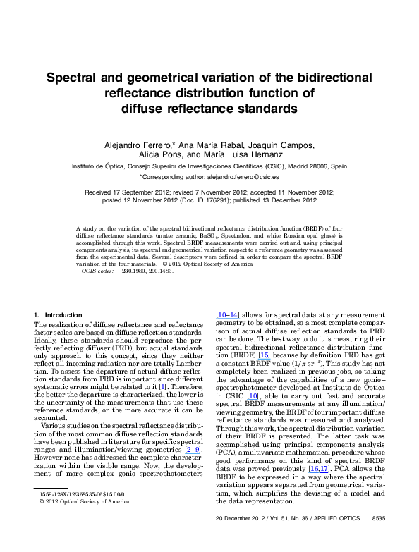(PDF) BRDF profile of Tyvek and its implementation in the Geant4 simulation toolkit | Miroslav ...