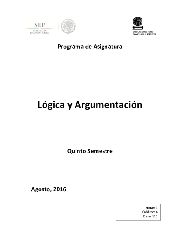 (PDF) Programa de Asignatura
