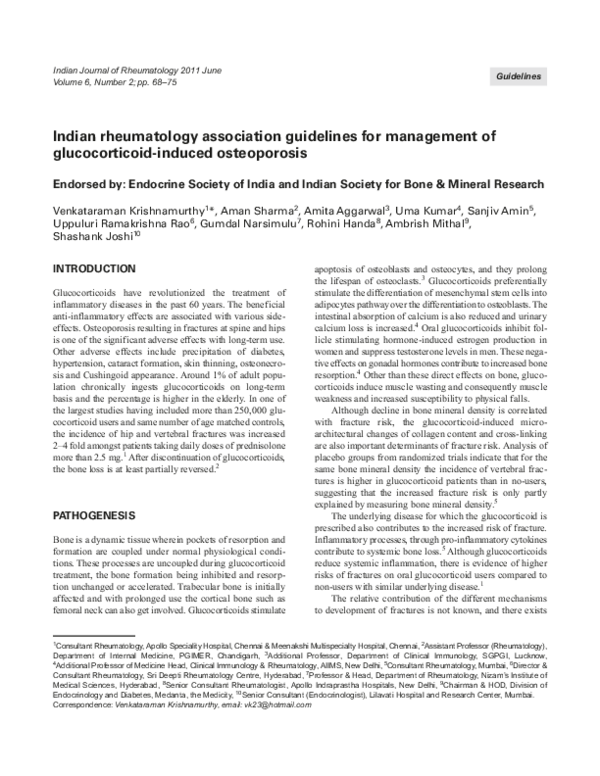(PDF) Indian rheumatology association guidelines for management of ...