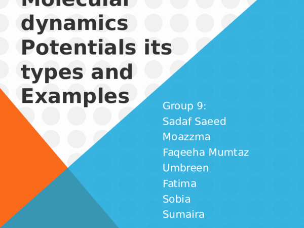 (PPT) Molecular dynamics.pptx