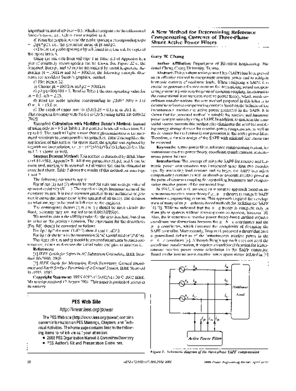 (PDF) A New Method for Determining Reference Compensating Currents of Three-Phase Shunt Active ...