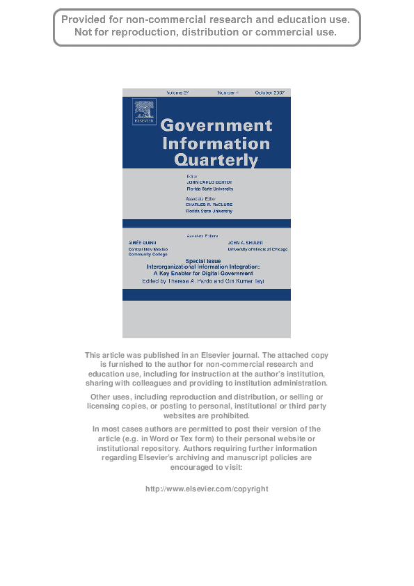 (PDF) Towards end-to-end government performance management: Case study ...
