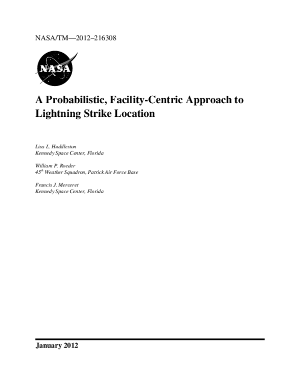 (PDF) A Probabilistic, Facility-Centric Approach to Lightning Strike ...