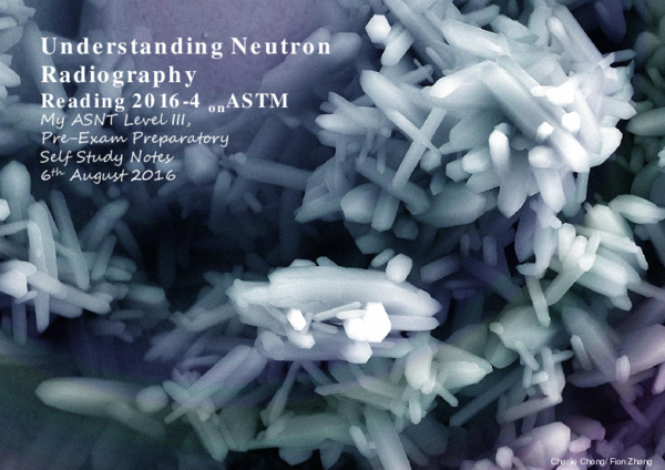 (PDF) Understanding Neutron Radiography Reading 2016-4 on ASTM