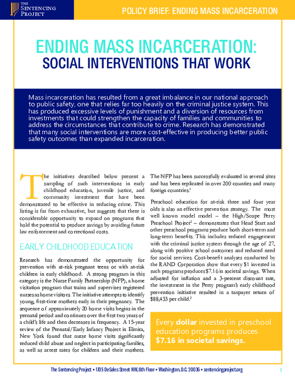 (PDF) Inc Ending Mass Incarceration