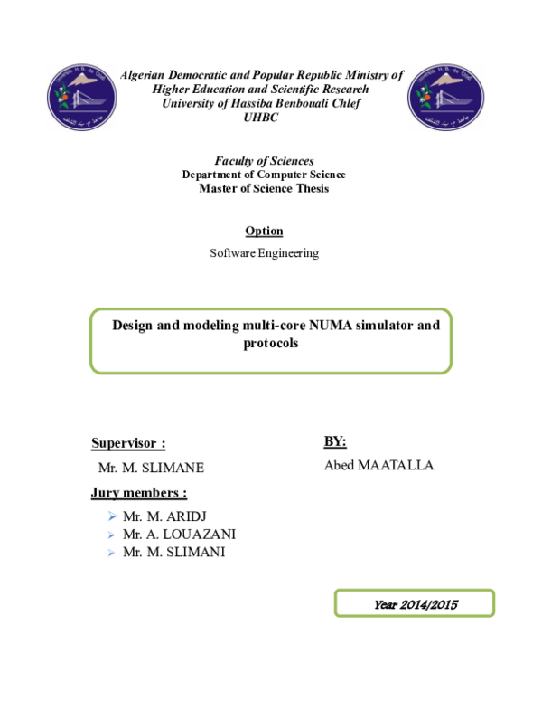 Pdf Design And Modeling Multi Core Numa Simulator And Protocols