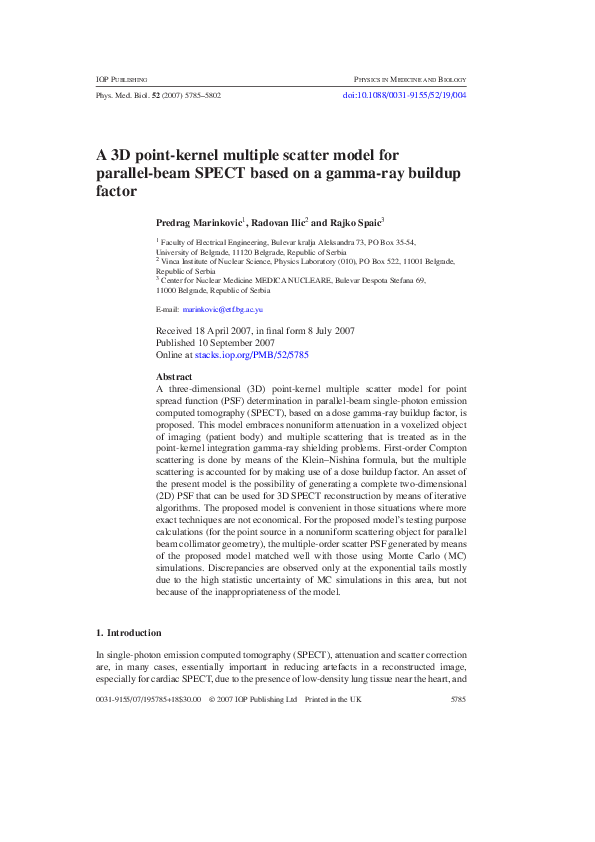 (PDF) A 3D point-kernel multiple scatter model for parallel-beam SPECT ...