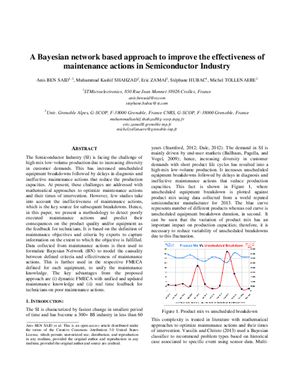 (PDF) A Bayesian network based approach to improve the effectiveness of ...