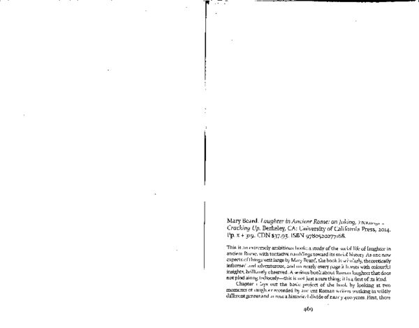 (PDF) Freudenburg Review of Beard | Kirk Freudenburg - Academia.edu