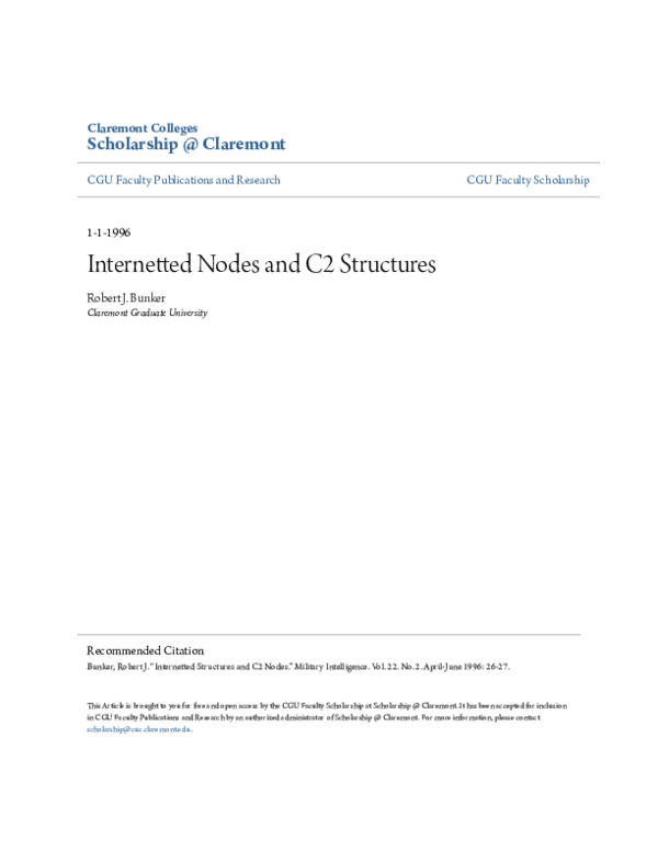 (PDF) Internetted Nodes and C2 Structures