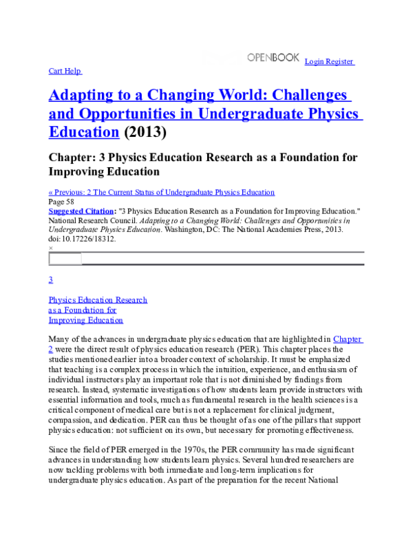 (DOC) Adapting to a Changing World: Challenges and Opportunities in ...