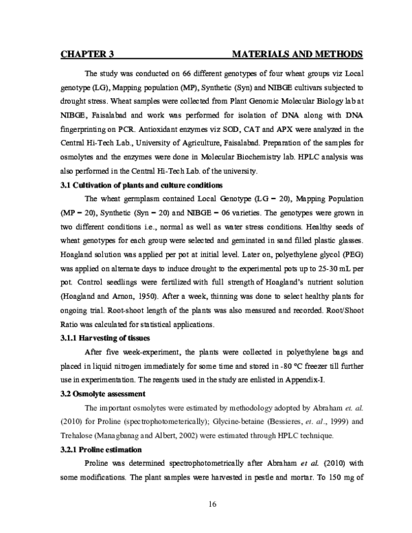 (PDF) CHAPTER 3 MATERIALS AND METHODS