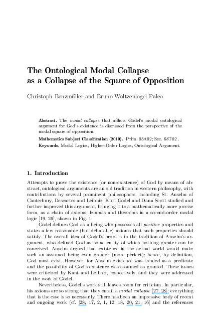 (PDF) The Modal Collapse as a Collapse of the Modal Square of Opposition