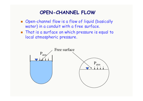 (PDF) OPEN-CHANNEL FLOW