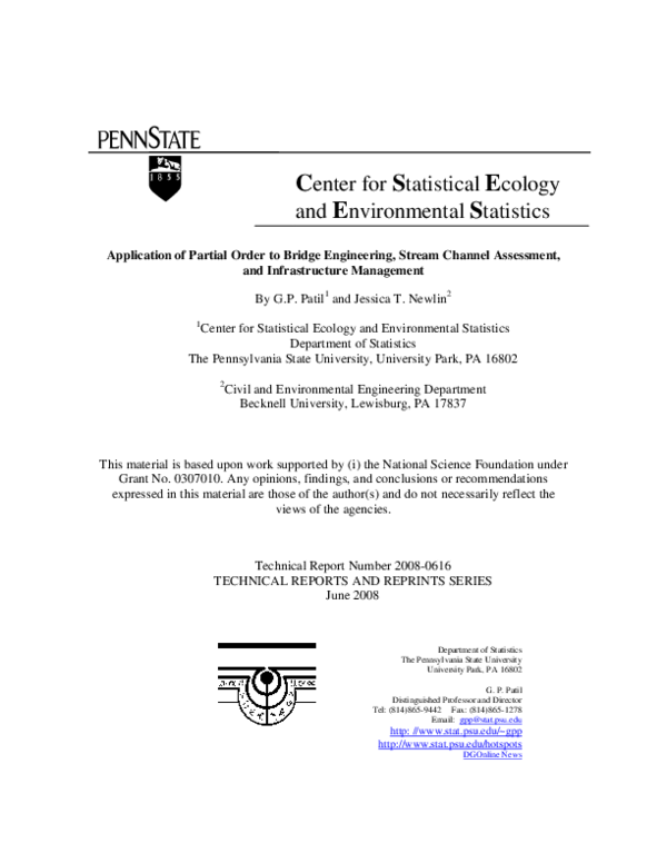 (PDF) Application of Partial Order to Bridge Engineering, Stream ...
