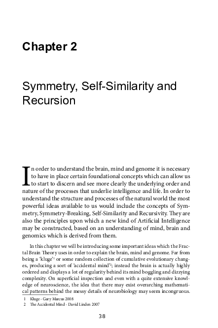 (PDF) The Fractal Brain Theory - Chapter 2 - Symmetry, Self-Similarity ...