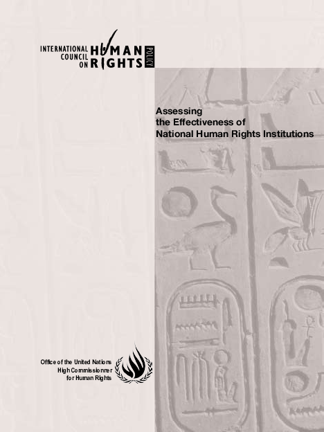 (PDF) Assessing the Effectiveness of National Human Rights Institutions