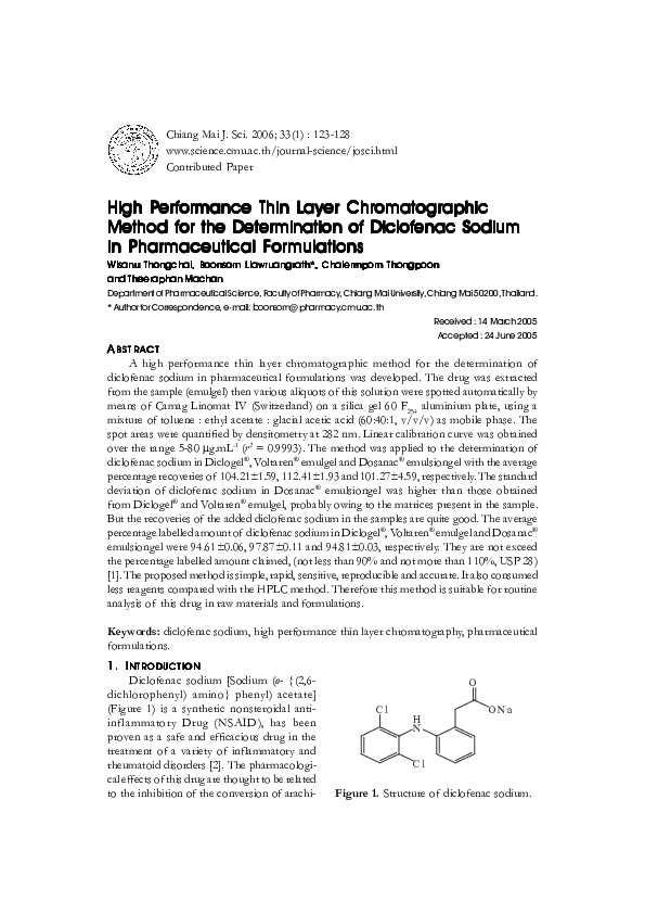 (PDF) High-performance thin-layer chromatographic method for quantitative determination of 4α ...