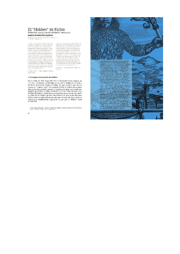 (PDF) El "Hobbes" de Fichte. Fichte bajo una perspectiva historico ...