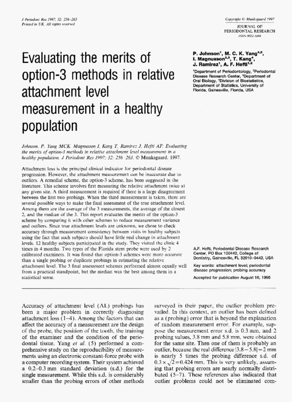 (PDF) Evaluating the merits of option-3 methods in relative attachment ...
