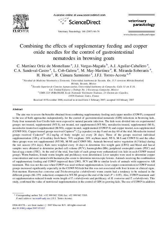 (PDF) Efficacy of Copper Oxide Wire Particles against Predominant ...