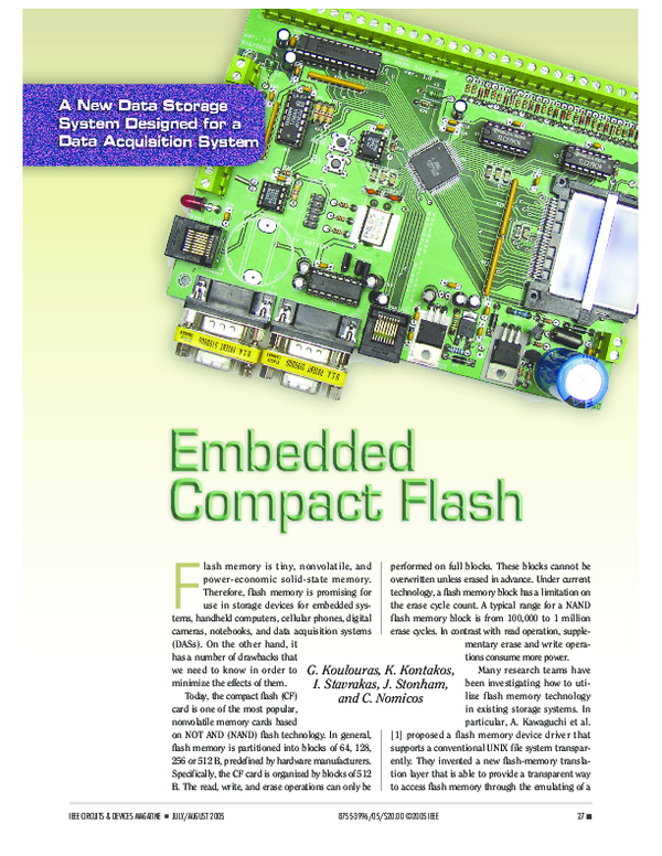 (PDF) Embedded compact flash
