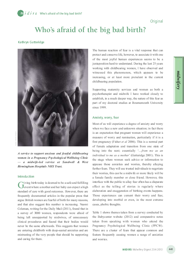 (PDF) Who's afraid of the big bad birth.pdf