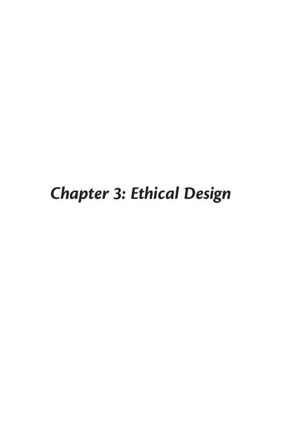 (PDF) Chapter 3: Ethical Design