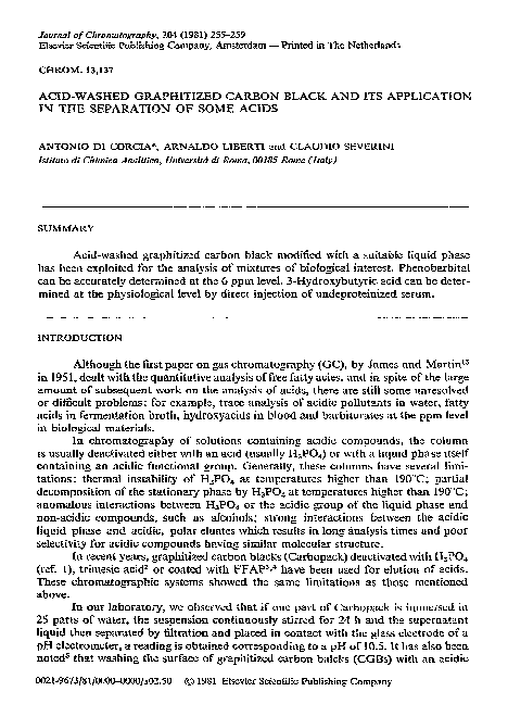 (PDF) Acid-washed graphitized carbon black and its application in the ...
