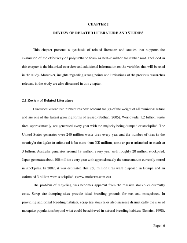 (PDF) REVIEW OF RELATED LITERATURE AND STUDIES