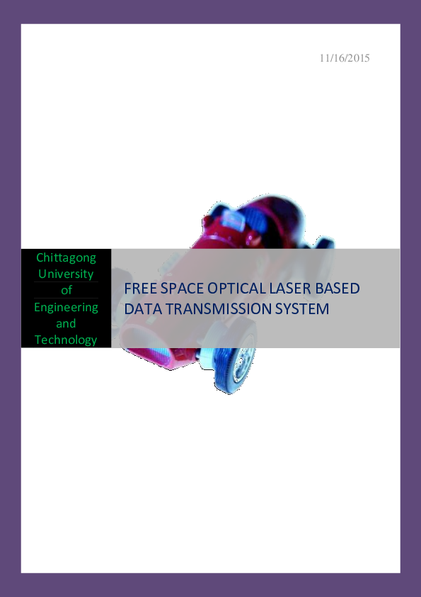 (PDF) FREE SPACE OPTICAL LASER BASED DATA TRANSMISSION SYSTEM