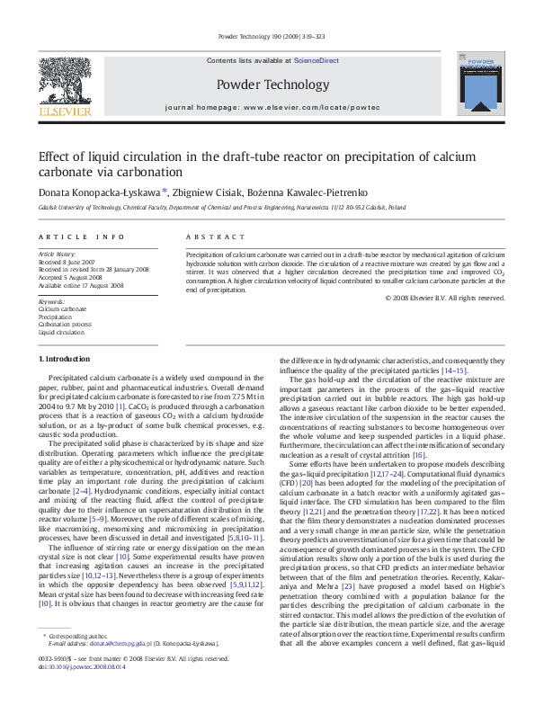 (PDF) Effect of liquid circulation in the draft-tube reactor on ...