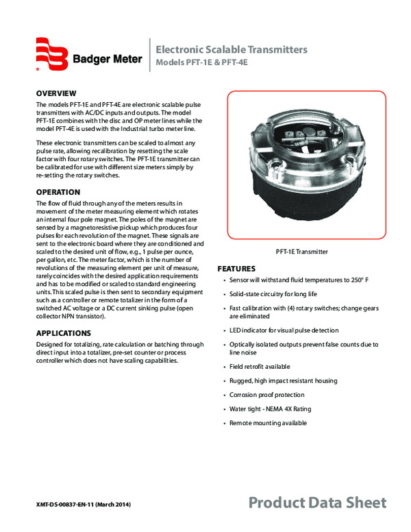 (PDF) Electronic Scalable Transmitters Models PFT-1E & PFT-4E