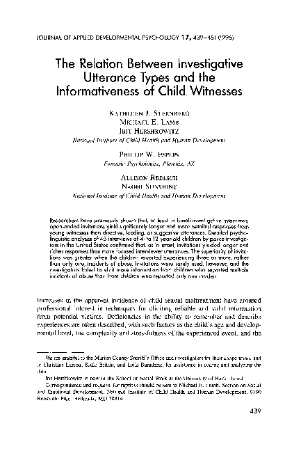 (PDF) The relation between investigative utterance types and the ...