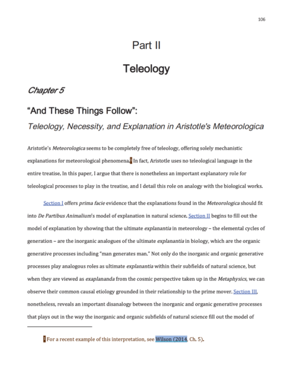 (PDF) “‘And These Things Follow’: Teleology, Necessity, and Explanation ...