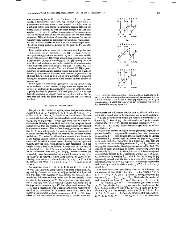 (PDF) On river routing with minimum number of jogs