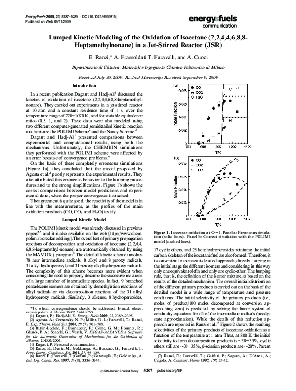 (PDF) Lumped Kinetic Modeling of the Oxidation of Isocetane (2,2,4,4,6 ...